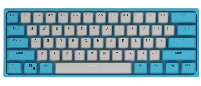 Venatos Northern Glow TKL Optical Keyboard