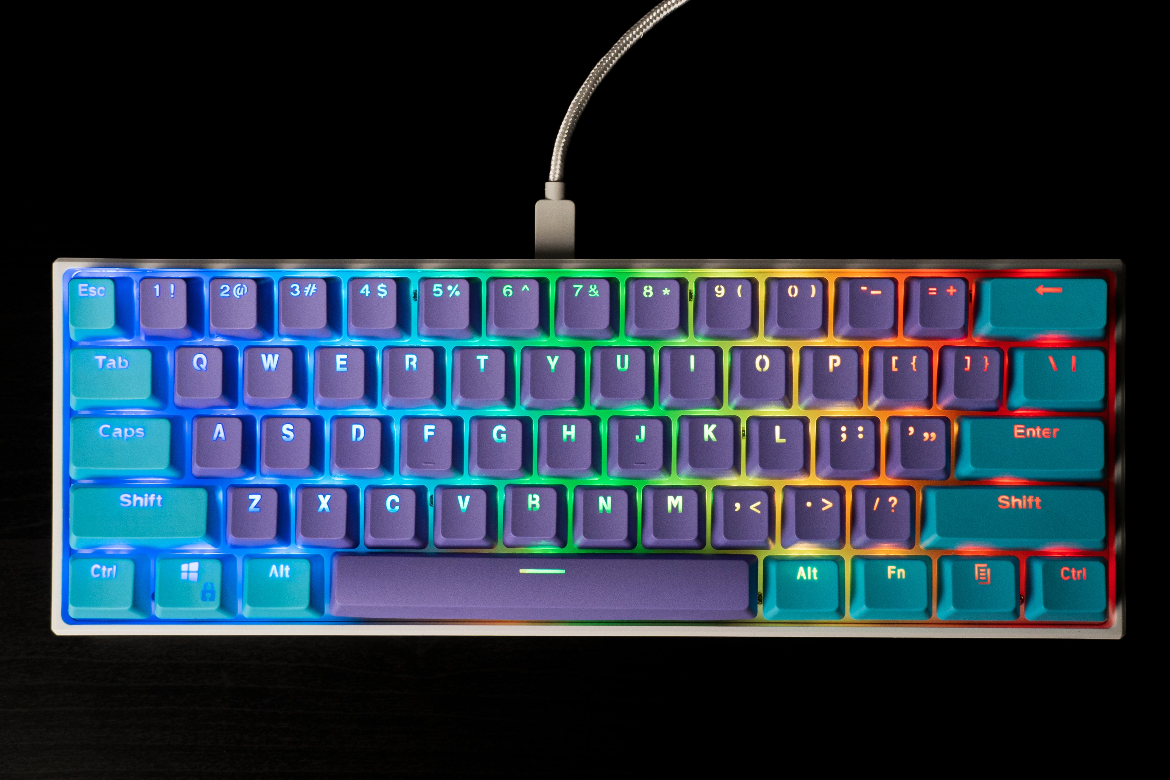 Venatos Northern Glow TKL Optical Keyboard